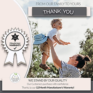 Gingko Baby Supa Tough Diaper Bag Organizing Pouches Set of 5 - Premium Quality Clear Organizer Inserts - Versatile Wipe Clean Baby Packing Cubes - Nursery and Travel Organization (Silver Grey)