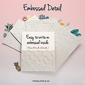 48 Blank Cards with Envelopes Bulk - Assorted Fruit All Occasion Greeting Cards - Includes Blank Note Cards, Envelopes, Stickers & Box - Perfect for Thank You Notecards, Birthday, Kids Stationary Set