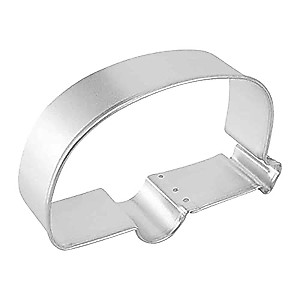 NCS Let's Go Camping!! Truck 4", Camper 3.75" Wood Sign 3.5", Campfire 3" Cookie Cutter Set - 4 Piece - Tinplated Steel