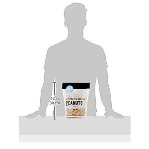 Amazon Brand - Happy Belly Roasted and Salted Peanuts, 44 ounce (Pack of 1)