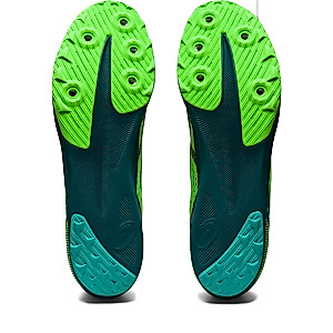 ASICS Unisex Resurgence XC Cross Country, 9.5, Green Gecko/Black