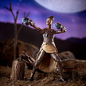 Marvel Legends Series Black Panther Shuri 6" Collectible Action Figure Toy for Ages 6 & Up with Accessories & Build-A-Figurepiece