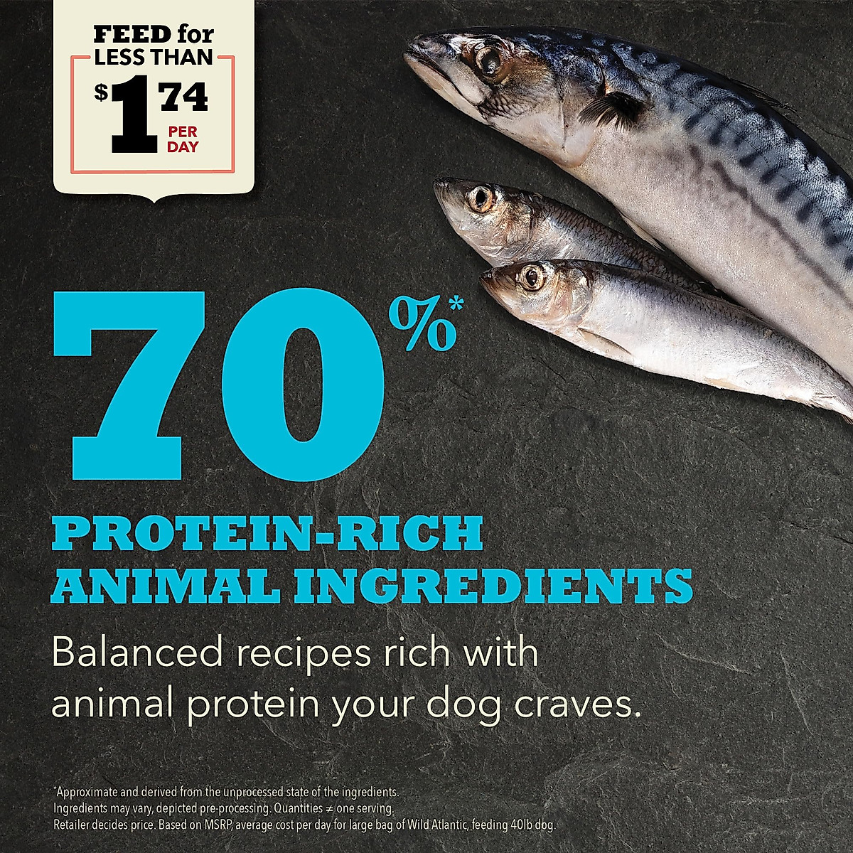 ACANA Highest Protein Dry Dog Food, Wild Atlantic, Fish Recipe, 4.5lb