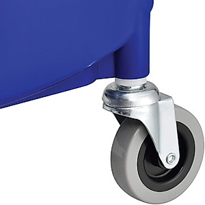 Global Industrial Mop Bucket And Wringer Combo with Side Press, Blue
