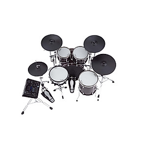 Roland VAD706GE V-Drums Acoustic Design Electronic Drum Set - Gloss Ebony