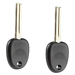 USA Remote Fob Transponder Car Key 46 Chip for 2006-2011 Hyundai Azera, 2009-2012 Hyundai Genesis, 2011-2012 Hyundai Sonata, 2009-2010 Kia Borrego (HY20-PT) (Set of 2)