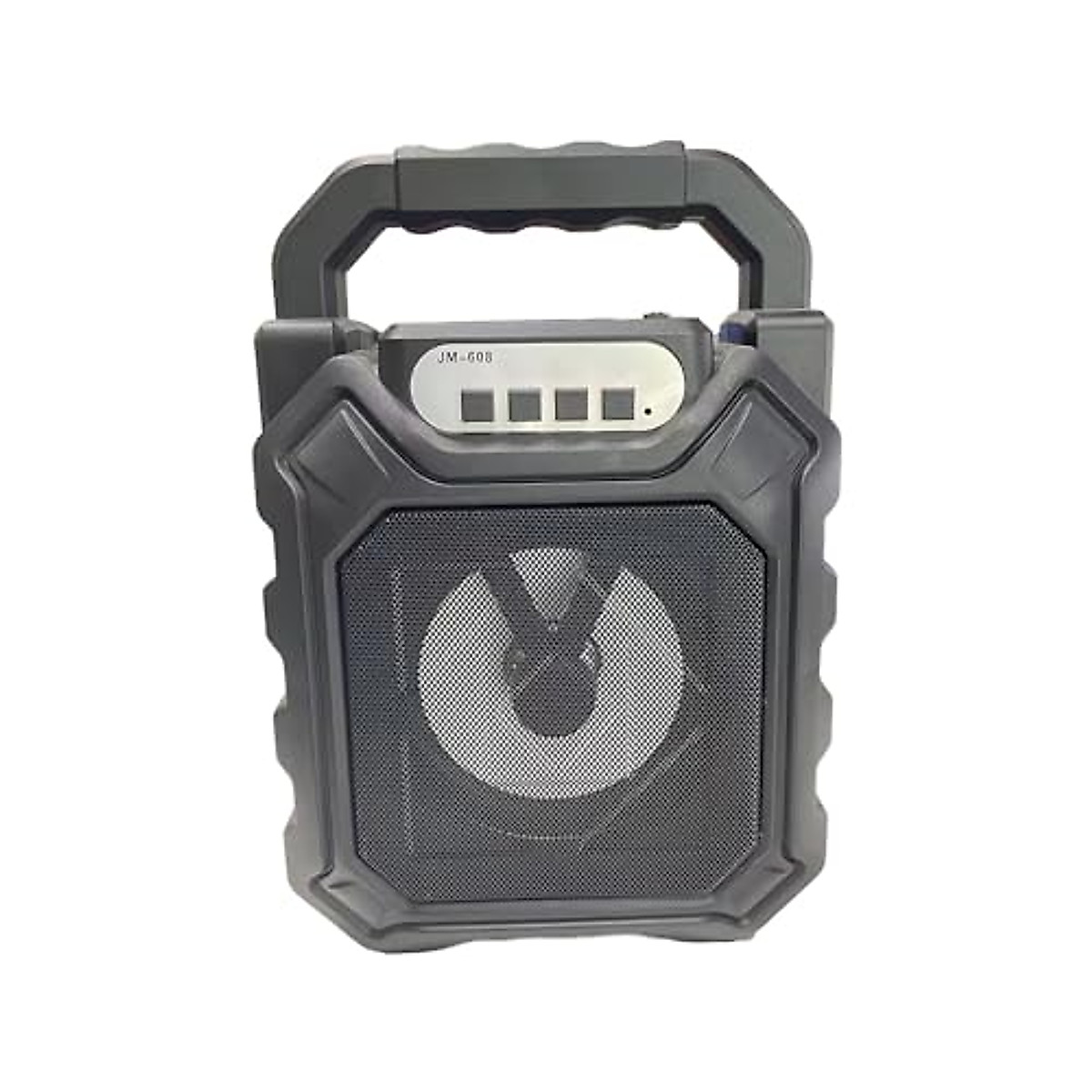 GBSELL Wireless Bluetooth Speaker, Outdoor Portable Stereo with Colourful Running Lights, Portable Mini Stereo, 18-Hour Playtime Outdoor Speaker for Home Party (Black)