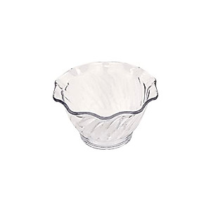 G.E.T. DD-50-CL-EC Plastic Tulip Ice Cream/Dessert Dish, 5 Ounce, Clear (Set of 4)