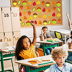 Fall Leaves Cutouts Acorns Cut-Out Autumn Classroom Decoration 40 Pcs