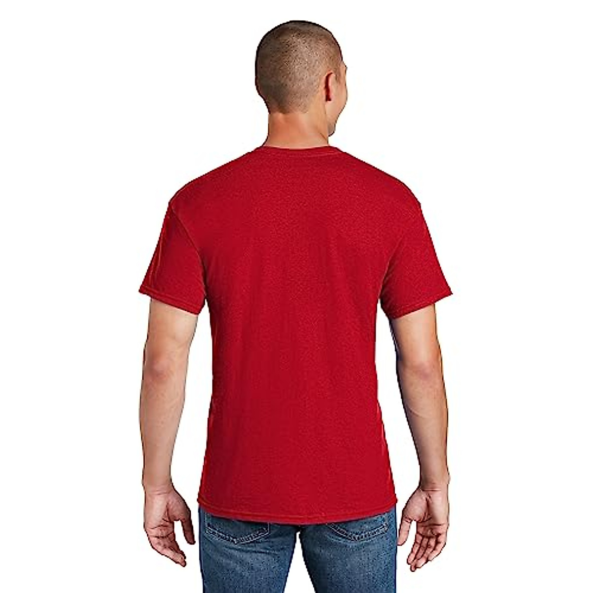 Gildan Men's DryBlend Classic T-Shirt, Red, Large