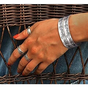 KKLM For Love - To My Smokin' Hot Woman Wave Cuff Bracelet, Adjustable Love Bracele, Women Wave Bracelet with Confession Message Card for My Wife Girlfriend (Rose gold)