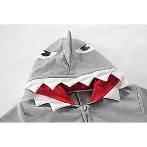 Little Hand Toddler Boys Sweatshirts shark Cartoon Winter Long Sleeve Kids Sport Outdoor Pullover Tops Tees Toddler 6t 7t