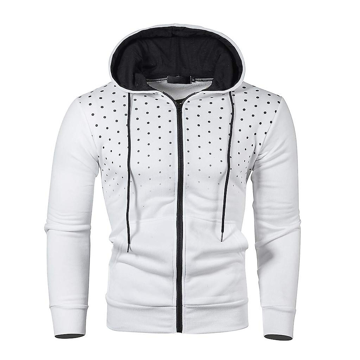 BEIBEIA Men's Retro Camouflage Hooded Sweatshirt Pocket Coat Color Matching Top Slim Fit Zipper Hoodie Fall Winter Outwear Labor's Day Women Hoodies Gift For Women Womens Blouses Teen Girls Ladies