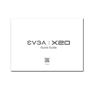 EVGA X20 Wireless Gaming Mouse, Wireless, Black, Customizable, 16,000 DPI, 5 Profiles, 10 Buttons, Ergonomic 903-T1-20BK-KR