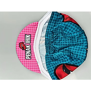 Bikingbros Funny Cycling Cap - Polyester Cartoon Cycling Hat-Under Helmet - Cycling Helmet Liner Breathable&Sweat Uptake