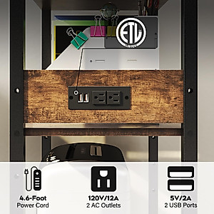 TC-HOMENY 3-Tier Movable Printer Stand with Storage Rolling Floor-Standing Deskside Shredder Computer Host Stand Adjustable Storage Shelf Rack on Wheels Multipurpose Stand for Printer