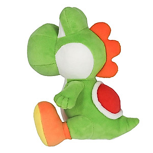 Sanei Super Mario All Star Collection 8" Yoshi Plush, Small , Green