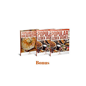 Set of 6 Uzbek Floral Tea Cups 7-Ounce Dark Blue And White Uzbekistan Ceramic Traditional Products NOT FAKE - FREE Uzbek Cookbooks Included