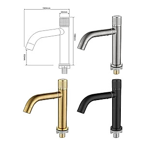 LIANTE Basin Faucet Water Tap Bathroom Faucet Stainless Steel Finish Single Handle Water Sink Tap Rotate 360 Degrees Bath Faucets,Kitchen Faucet