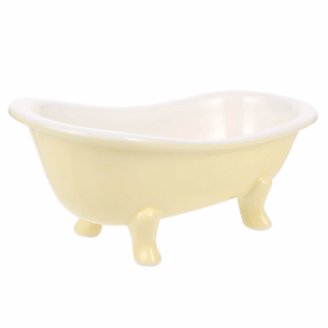 Cabilock Ceramic Soap Dish Bathtub Shape Dessert Bowl Ceramic Cocktail Cups Food Serving Bowl Container Wine Ice Cream Cups Cups Appetizer Bowls for Home Restaurant 200ml (Yellow) Marble Fruit Bowl