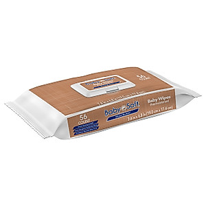 Baby Wipes, Baby Soft Shea Butter 8 Flip top packs (448 Wipes Total).