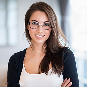 STASTEND 4 Pack Progressive Multifocus Reading Glasses for Women Men Spring Hinge Blue Light Blocking Readers (MIX, 1.50, x)