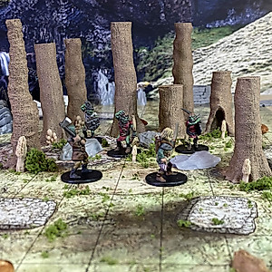 Extruded Gaming Rosewood Trees Set 2