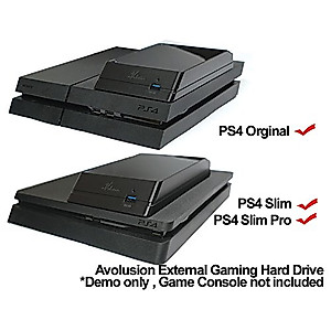 Avolusion HDDGear 6TB (6000GB) 7200RPM 64MB Cache USB 3.0 External Gaming Hard Drive (for PS4 Pro & Slim, Pre-Formatted) - 2 Year Warranty