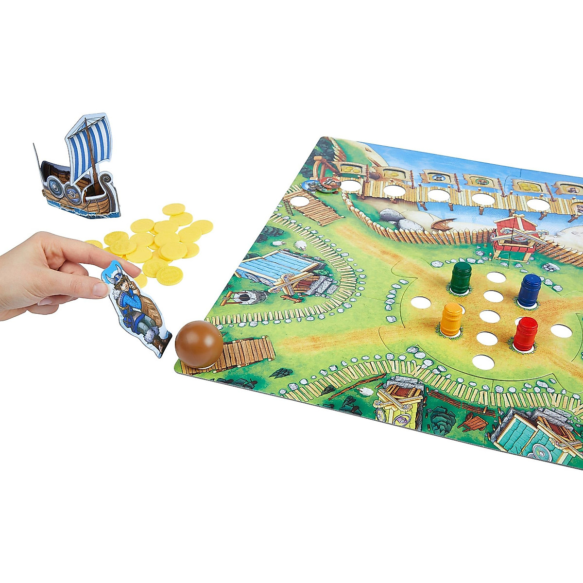 HABA Valley of The Vikings - 2019 Kinderspiel des Jahres (Children's Game of The Year) Winner - Ages 6+ (Made in Germany)