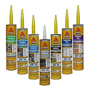 Sikaflex Self Leveling Sealant, Gray, polyurethane with an accelerated curing capacity for sealing horizontal expansion joints in concrete, 10.1 fl. oz Cartridge