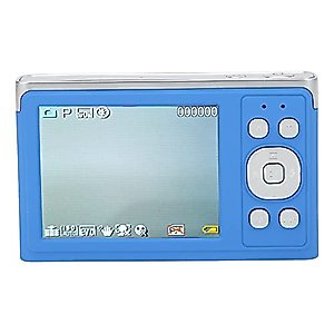 Mini Digital Camera, 14in Screw Interface 2.88in IPS HD Screen LED Fill Light 16X Zoom Digital Camera 50MP Pixels for Shooting (Blue)
