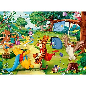 Ravensburger Disney Pooh to The Rescue 100 XXL Piece Jigsaw Puzzle for Kids | Promotes Problem-Solving Skills Durable | Ideal for Ages 6-8