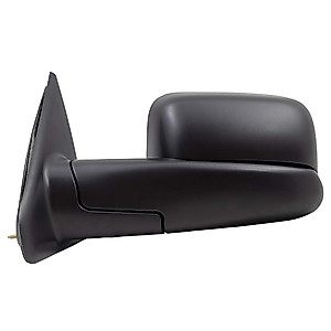 Brock Replacement Drivers Power Trailer Tow Side View Mirror Heated 7x10 Flip-Up Compatible with 2002-2008 Ram 1500 Pickup Truck 55077445AO