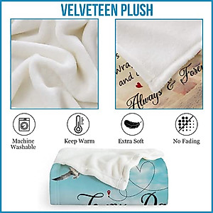 Fastpeace to My Daughter Blanket, Gifts for Daughter from Mom Dad, Christmas Birthday Graduation Thanksgiving Mother Day Best Gift Ideas Throw Blanket for Daughter