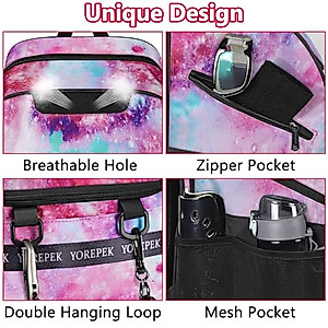 YOREPEK Soccer Bag, Soccer Backpack with Ball Compartment for Men and Women Fit Basketball Volleyball, Large Capacity Sports Equipment Bags Gift to Gym Outdoor Camping, Pink