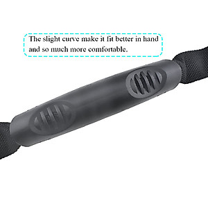 Hao Pro 28cm Length Kayak Carry Handle Less Slippery Comfortable Grip Quick Install Side Mount Nylon Rubber Replacement Accessory Black 2 PCS for Kayaks Cornhole Boards Suitcases Folding Tables