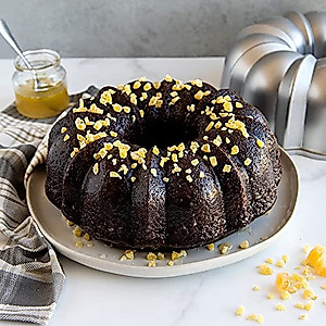 Nordic Ware Pro Cast Original Bundt Pan, 12 Cup, Grey