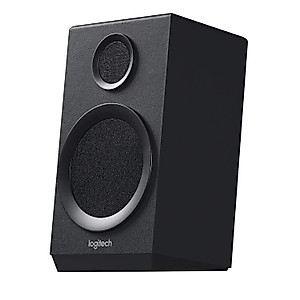 Logitech Z333 2.1 Speakers – Easy-access Volume Control, Headphone Jack – PC, Mobile Device, TV, DVD/Blueray Player, and Game Console Compatible, Black