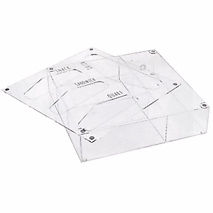 OnDisplay Luxe Acrylic Kitchen Drawer Zip Food Storage Bag Organizer