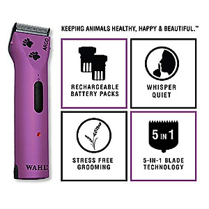 WAHL Professional Animal Purple ARCO SE Cordless Pet Clipper Kit