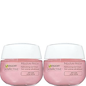 Garnier Skinactive Moisture Rescue Face Moisturizer for Dry Skin, 2 Count