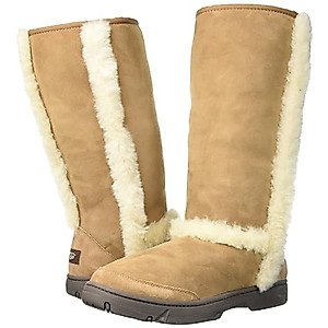 UGG Women's Sunburst Tall Boot, Chestnut, 10