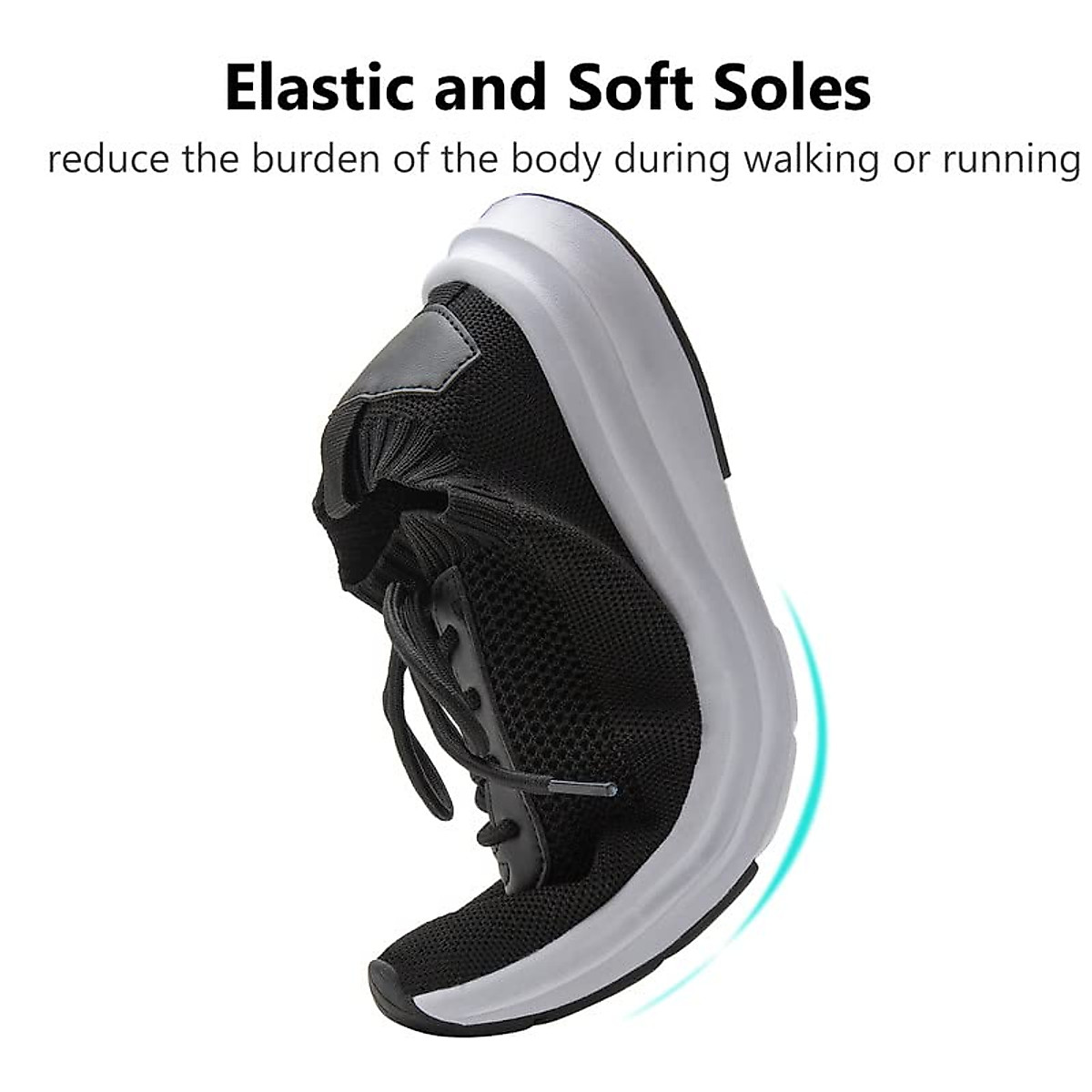 ANJOUFEMME Women Walking Shoes Slip On White Tennis Shoes Women's Fashion Sneakers Non Slip Casual Shoes for Women Comfortable Breathable Work Shoes Mesh Travel Outdoors