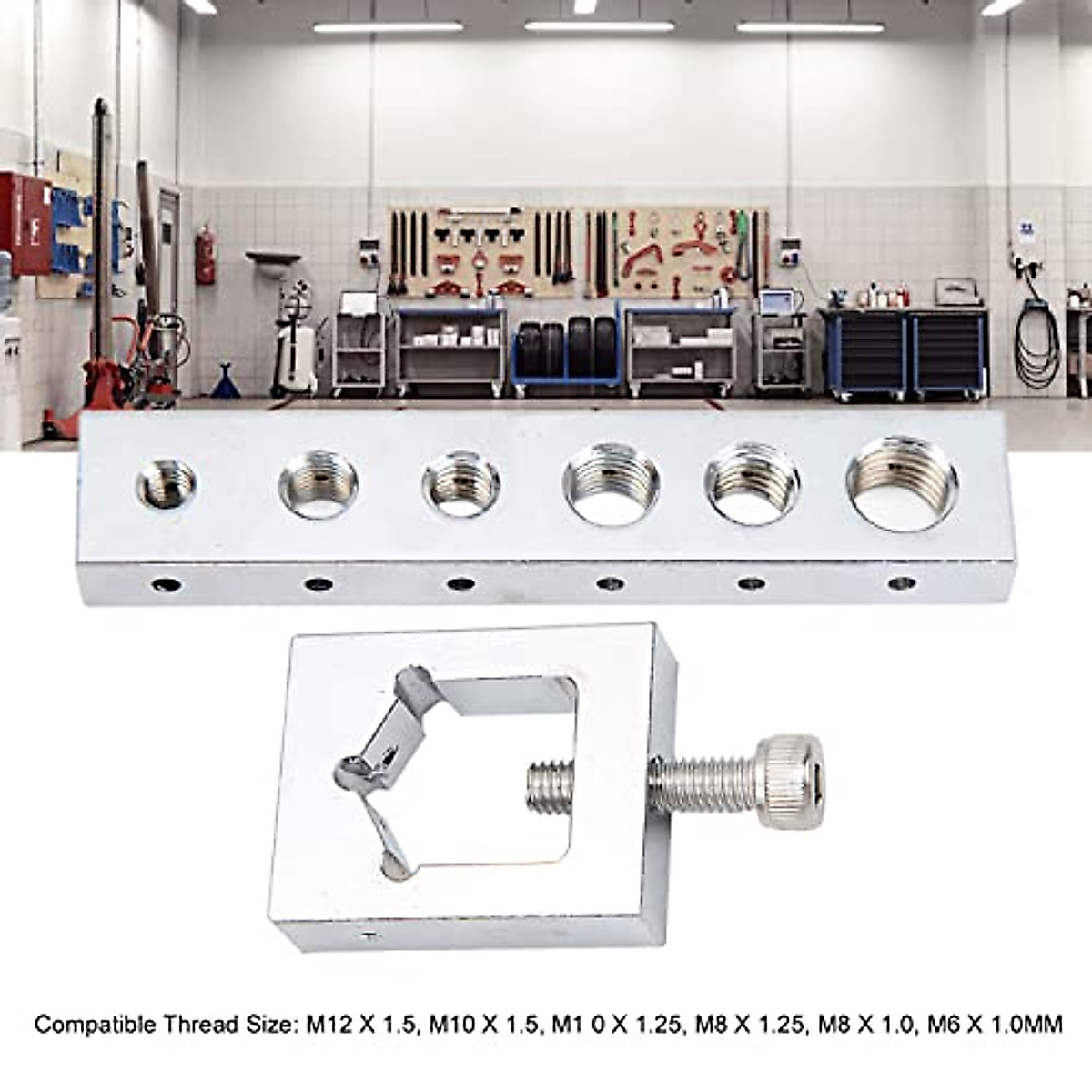Wire Lockwire Nut Kit, Nut and Bolt Drill Jig Metric VS559 Metal High Hardness Precise Safe Wire Drill Guide Set Fit for Secure Locking Wire