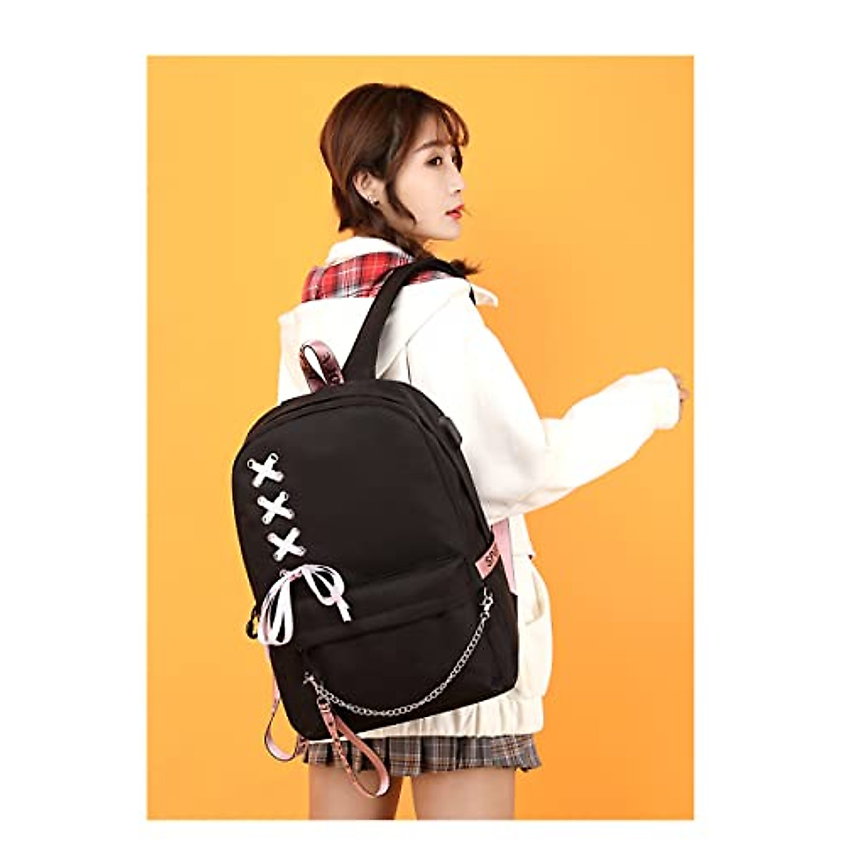 ISaikoy Anime Oshi No Ko Backpack Shoulder Bag Bookbag School Bag Daypack Satchel Laptop Bag 4