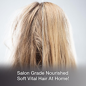 Vitamins Keratin Leave In Conditioner Moisturizer - Thin to Normal Hair Care Moisturizing Hydrating Detangler Cream for Dry Damaged Hair