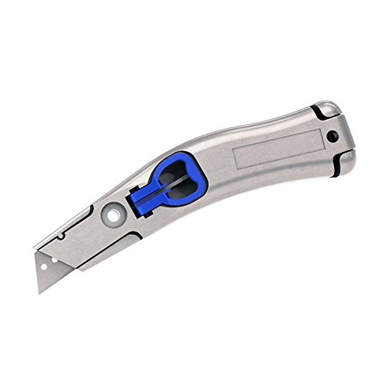 Bon Tool 15-500 Dolphin Knife Heavy Duty Anti Slip Utility Knife- Box Cutter with Holster, Ultra Sharp, Quick Blade Change Mechanism with Lock-Back Design