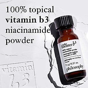 philosophy turbo booster - b3 100% topical niacinamide powder, 0.25 oz (Pack of 1)