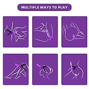 Strap on Dildo with Harness,Sex Toy for Women, Wearable Realistic Silicone Dildo Adult Sex Toy for Female Masturbation Women Lesbian Couples and Gay