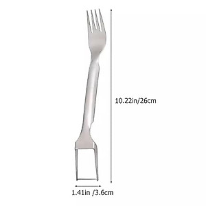 2-in-1 Watermelon Fork Slicer Cutter Slicer Tool, Dual Head Fruit Cutter, Watermelon Fork Slicer Cutter